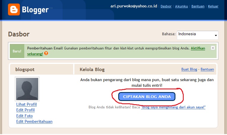 Memulai Blogging
