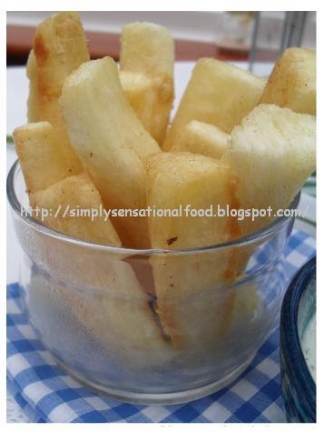Cassava (mogo/yucca)Chunky fries. | simply.food
