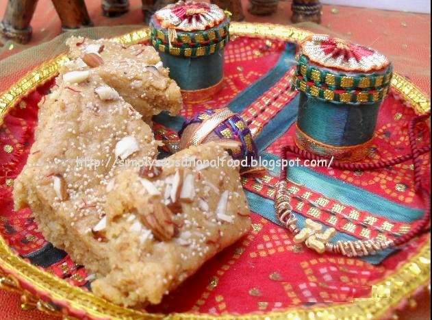 Gujarati Badam Pak- Almond fudge | simply.food