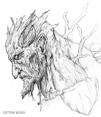Victor Hugo: Ent Sketch