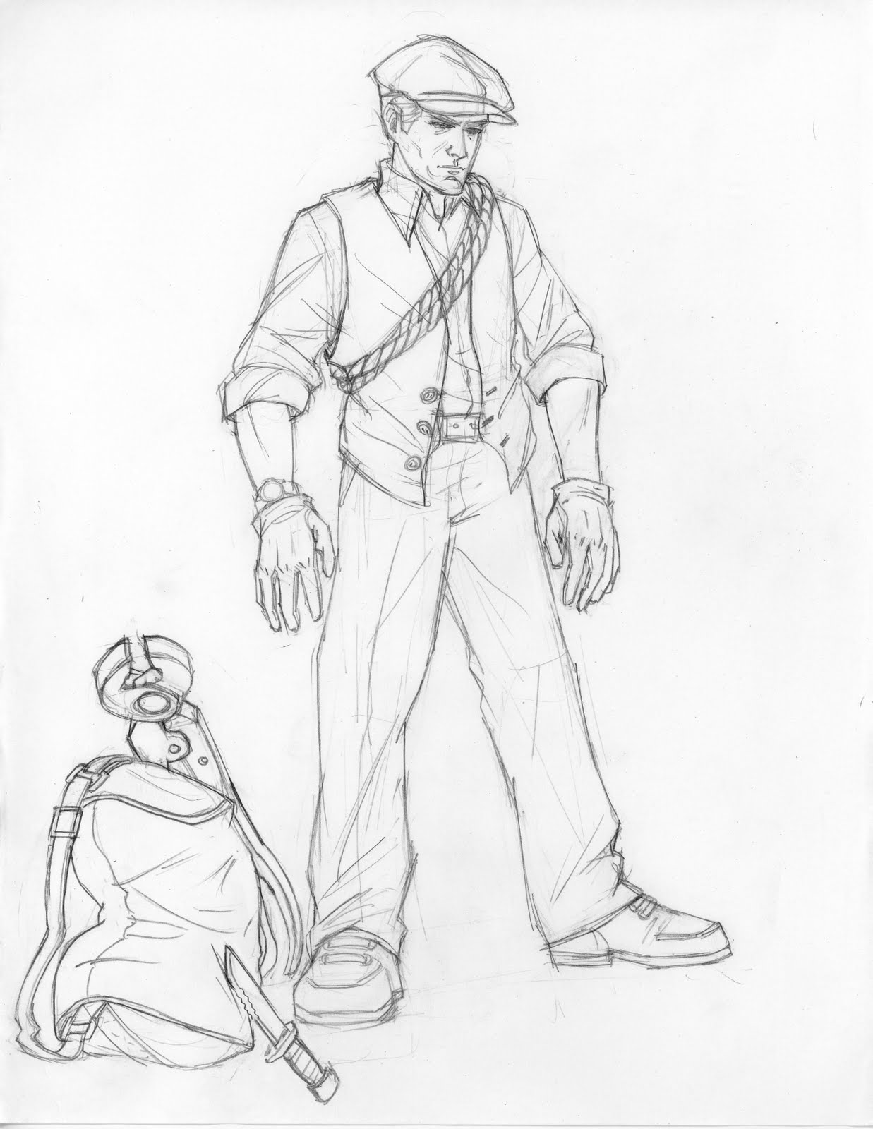 Concept Design of a Thief or Burglar