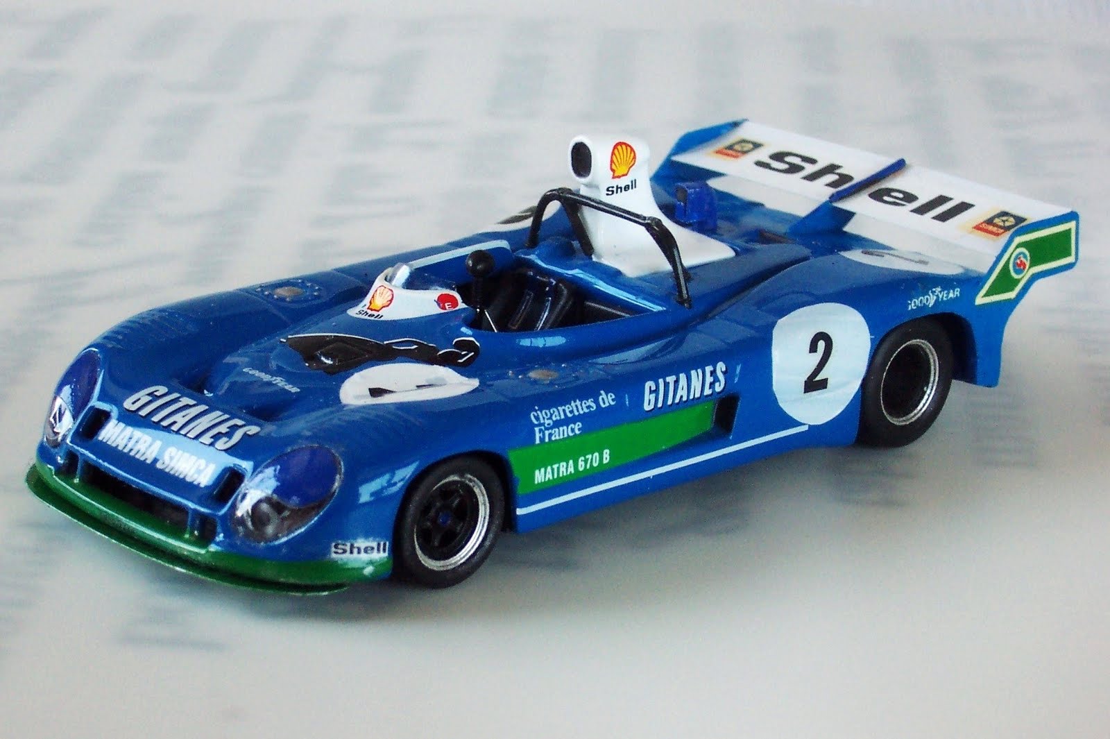 1/43 Collection of transformed and restaured models: Matra 670C Courte ...