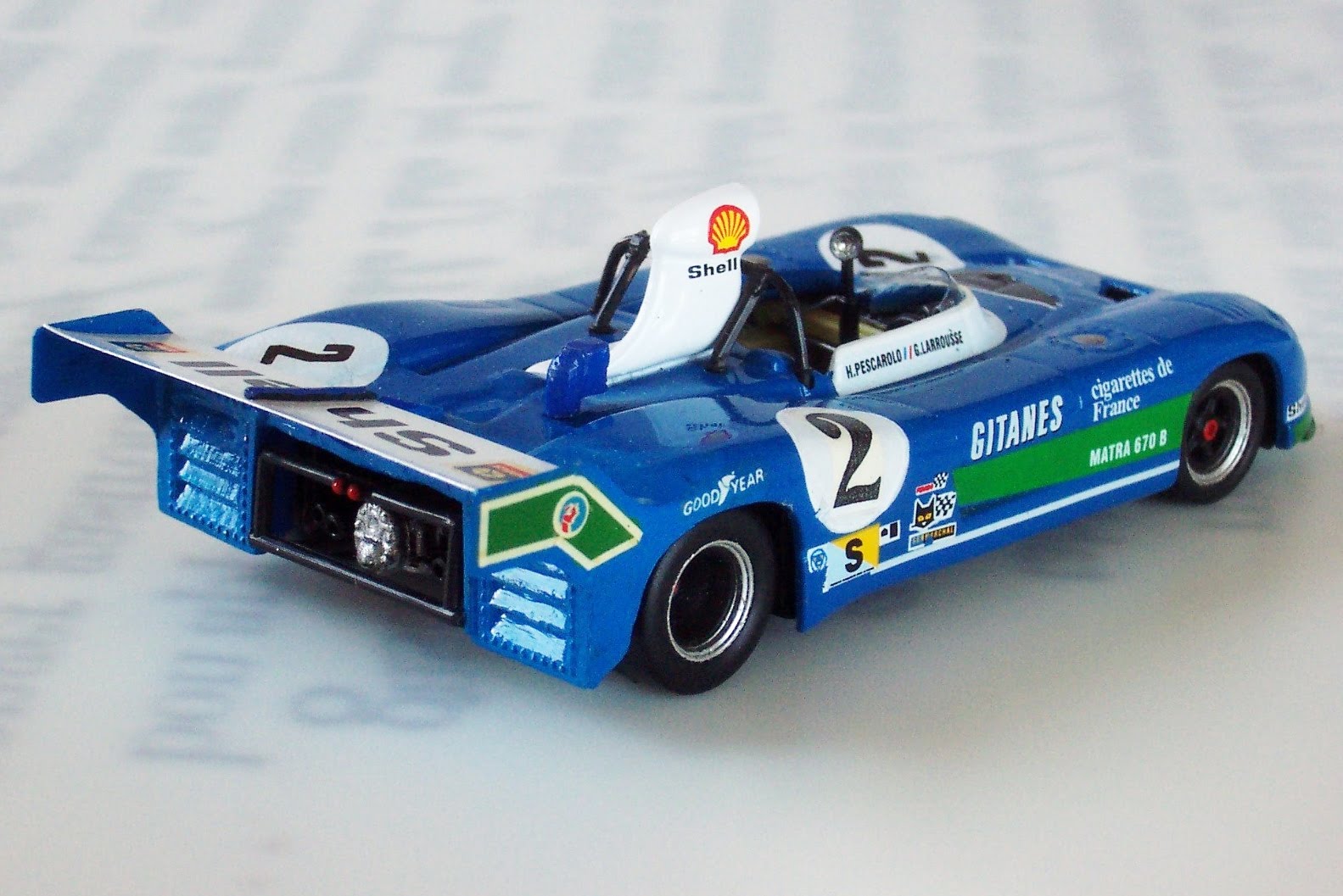 1/43 Collection of transformed and restaured models: Matra 670C Courte ...
