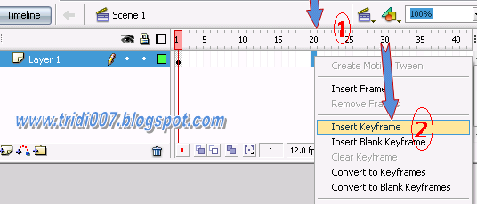 Contoh Flash Sederhana teks berjalan ( bagian ke-1 ) | Dani trididan ...