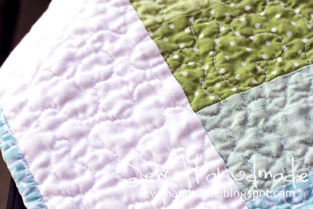 Sew Handmade: Color Block Baby Quilt