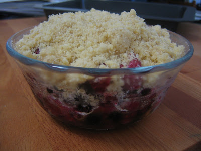An empty stomach is the best cook: Jumbleberry Crumble