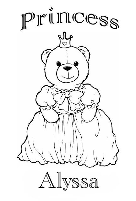 Interactive Magazine: PRINCESS ALYSSA COLORING PAGE