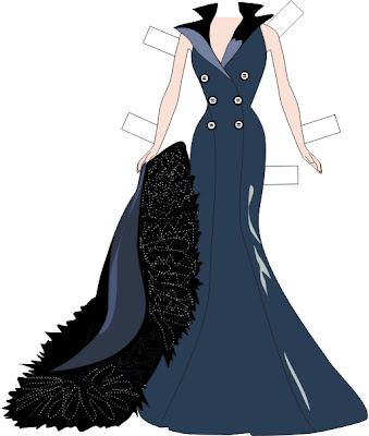 BARBIE COLORING PAGES: BARBIE PAPER DOLL