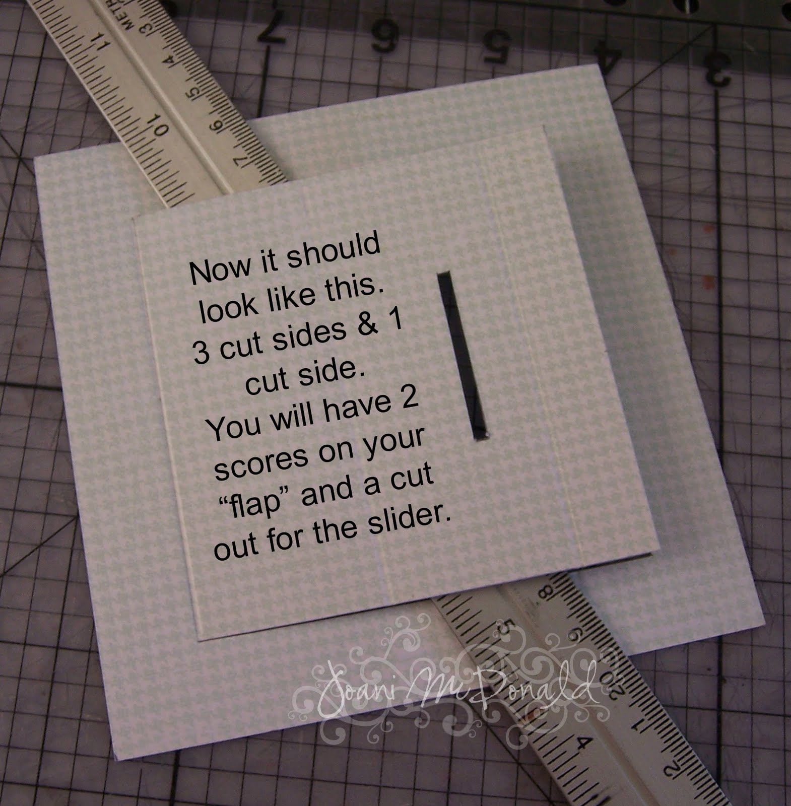 Cards Made By Hand: T Slide Tutorial