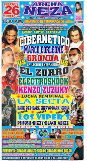 CARTELERAS: GRAN INICIO DE TEMPORADA ARENA NEZA 26-02-10