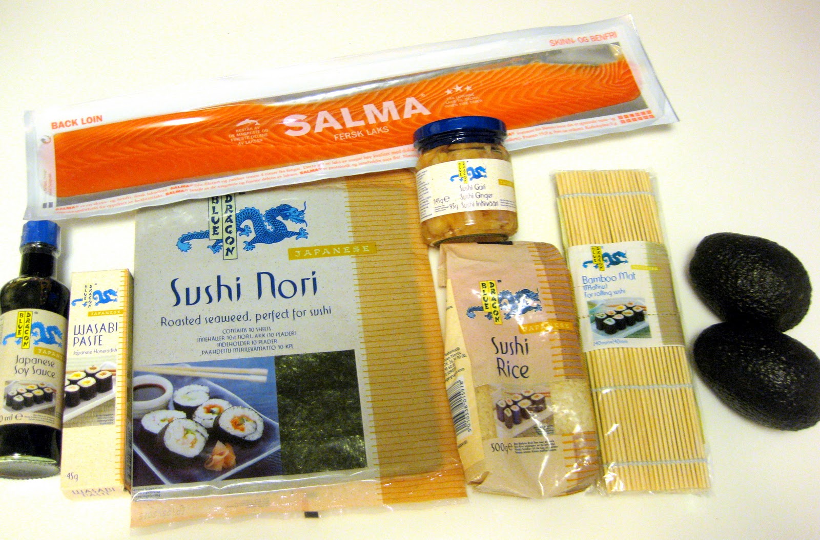 verden i mine øyne: Hjemmelaget sushi