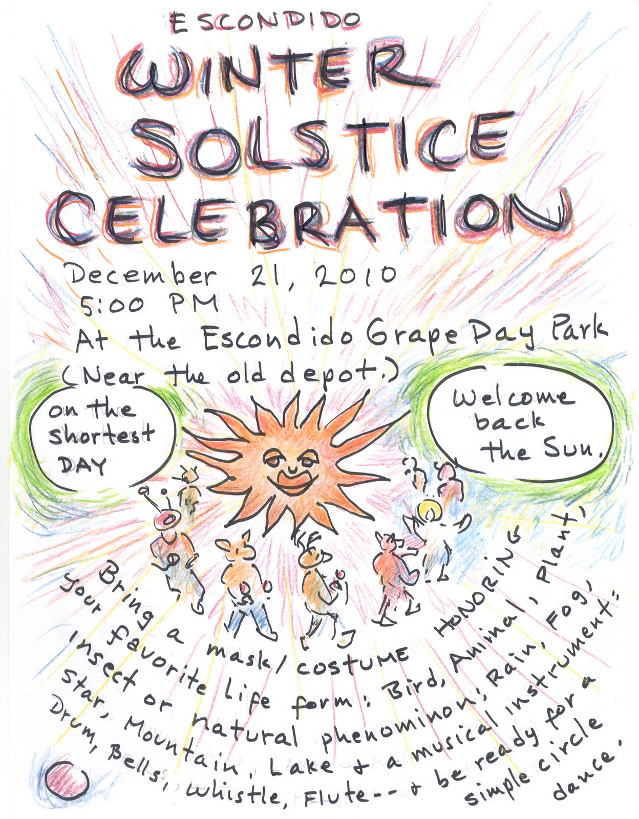 Tomasito's Creative Workshop: Winter Solstice Celebration