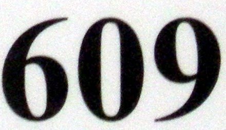 NumberADay: 609