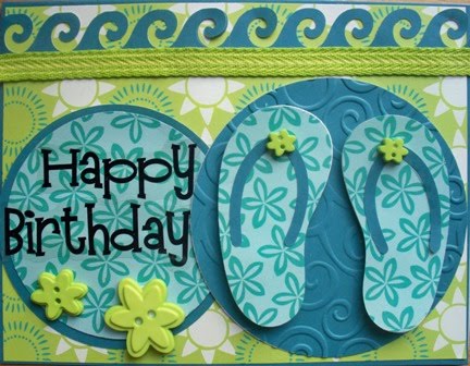 Sherri's Love, Laughter, and Creations!: Flip Flop Birthday