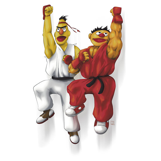 PACROID: Sesame Street Does Street Fighter