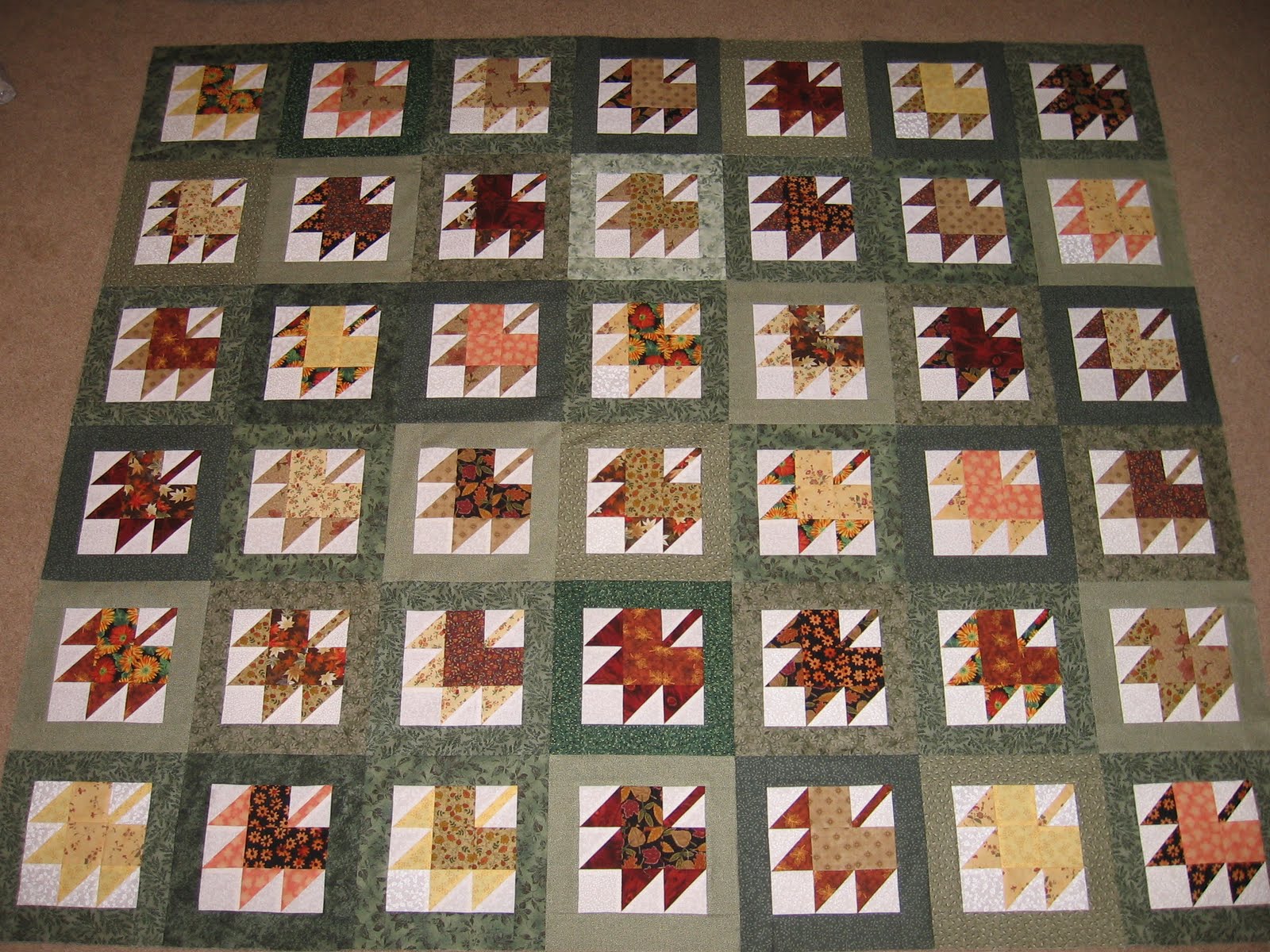 Canuck Quilter: Prairie points