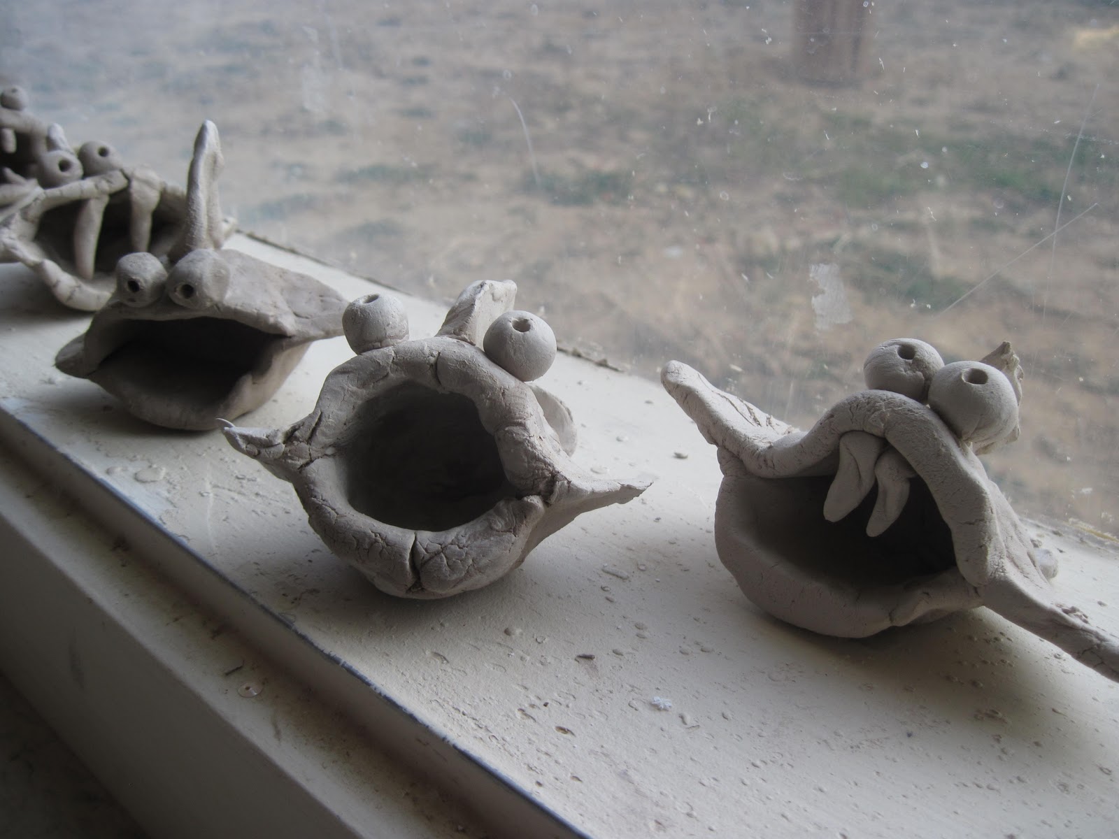 Time for Art!: PINCH POT FISH