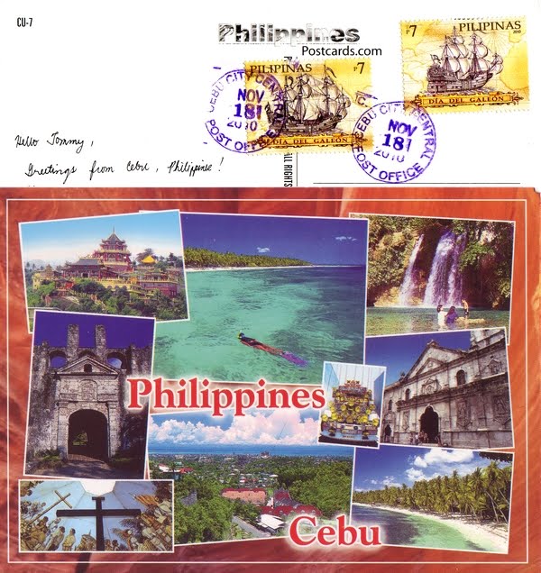 湯米郵政 ‧ Tommy Post ‧ Correios de Tommy: Philippines Postcard - Cebu