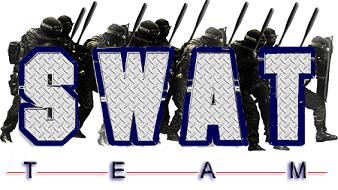 persenjataan as: SWAT team