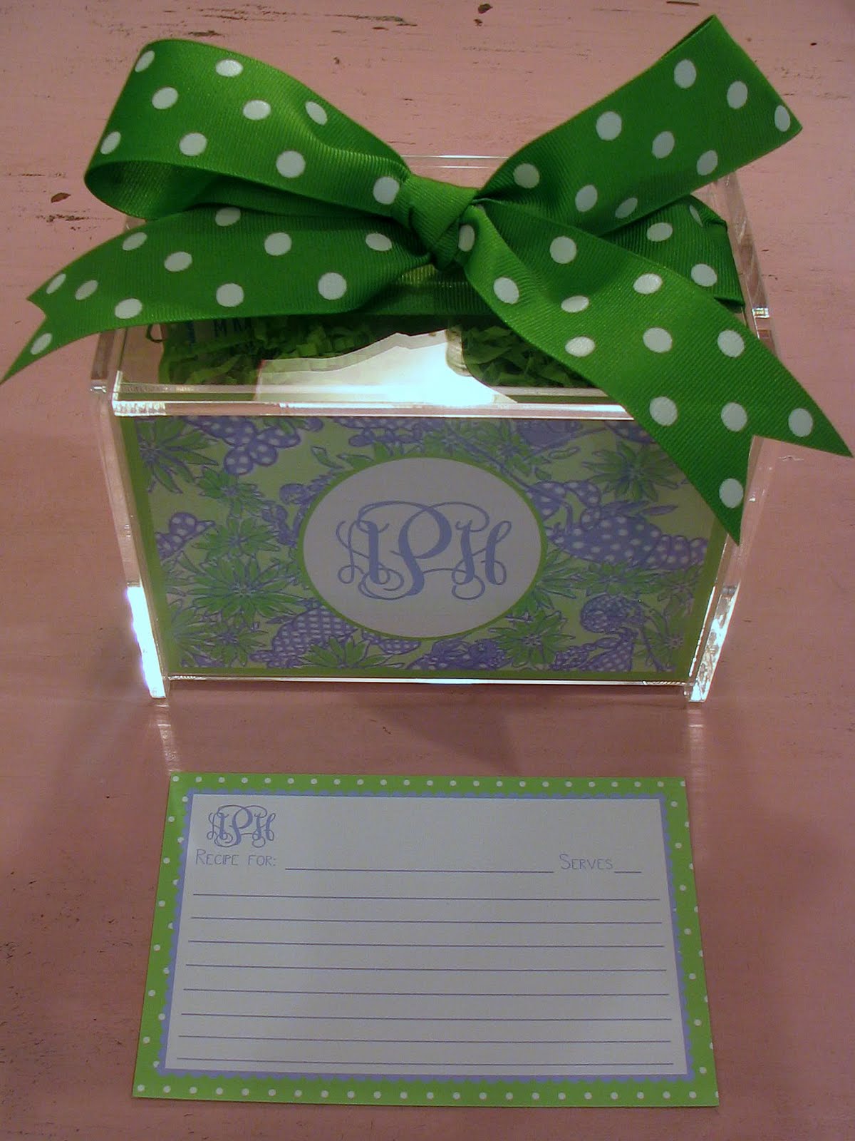 Preppy Paper Girl: Preppy Lilly Recipe Boxes!