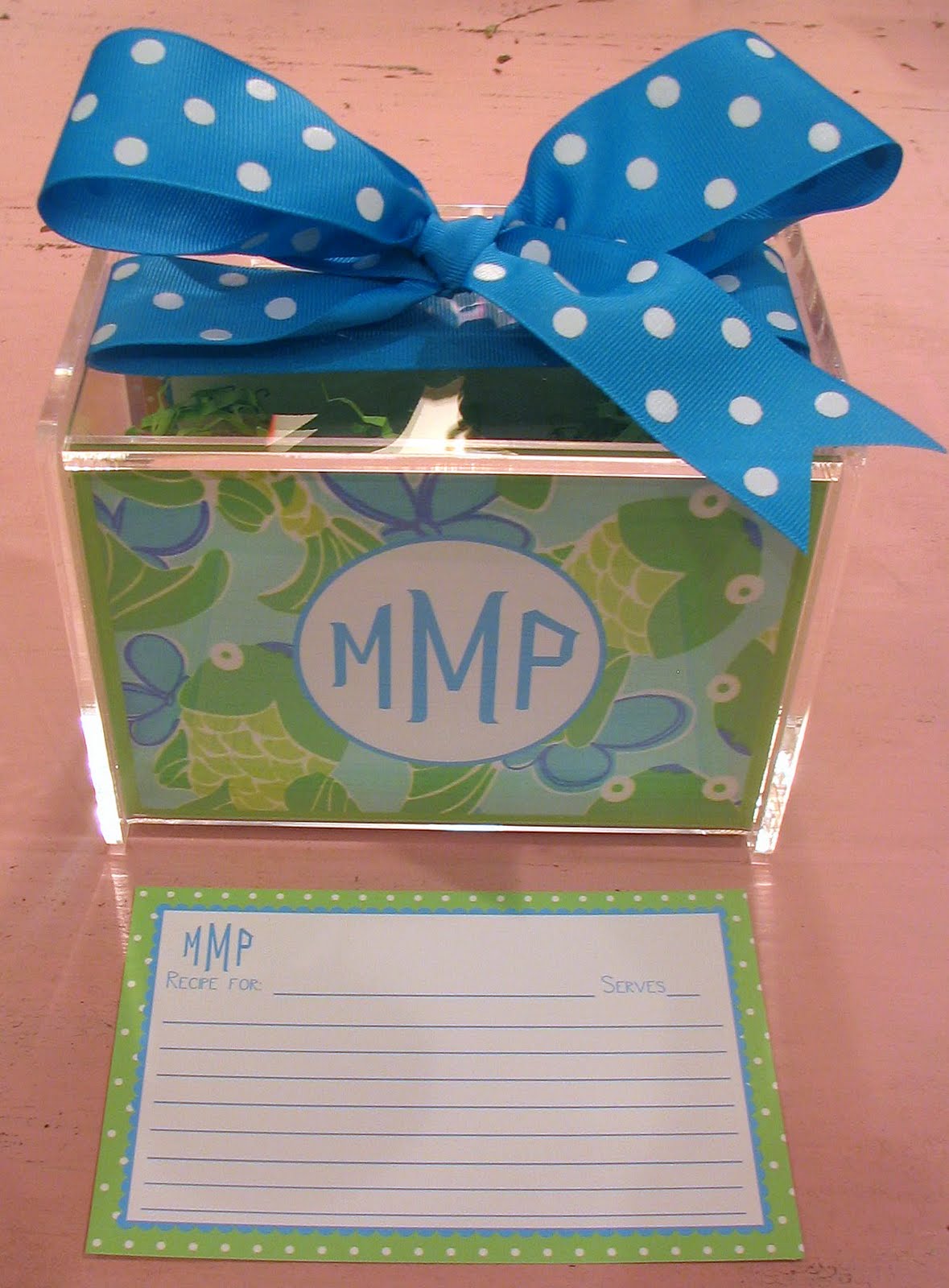 Preppy Paper Girl: Preppy Lilly Recipe Boxes!