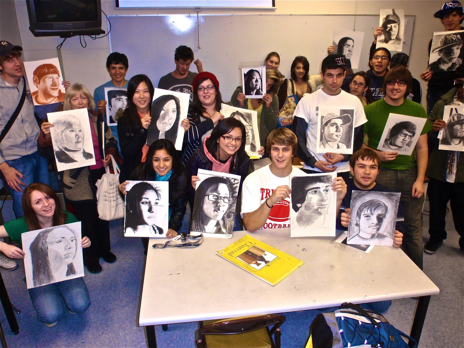 David Lobenberg: My winter semester's college drawing class with their ...
