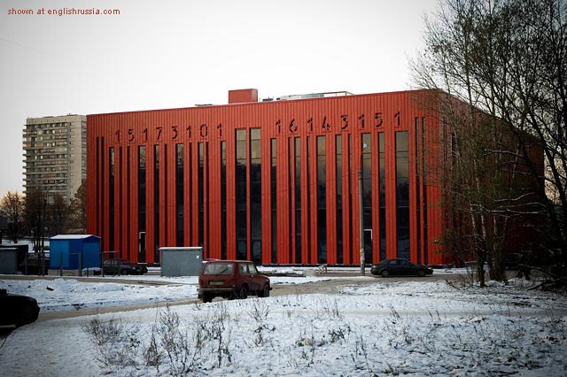 KUMPULAN BANGUNAN UNIK: BAR CODE BUILDING - St. Petersburg - Russia