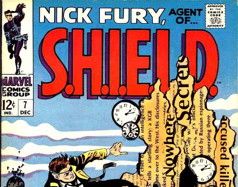 Nick Fury, Agent of Shield #7 - Jim Steranko cover - Pencil Ink