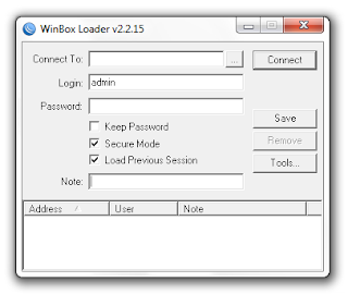 WinBox v2.2.15 es una simple herramienta de servidor