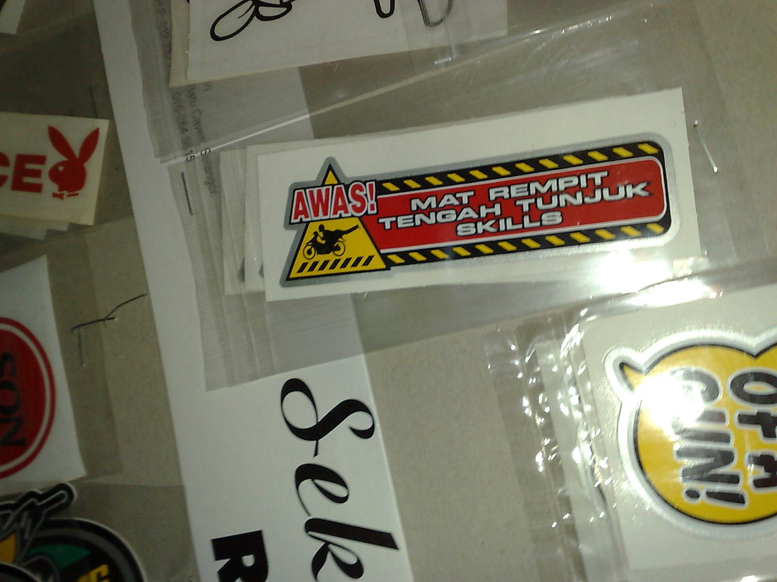 UGLY MALAYSIANA IS YOUR FRIEND: Highlights: Motorcycle Stickers