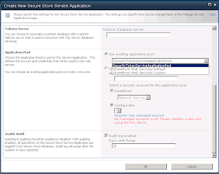Jardalu Inc: Secure Store Service - Configuration ( SharePoint 2010 )