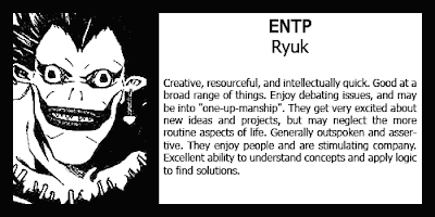JKIM: Death Note ㅡ MBTI test