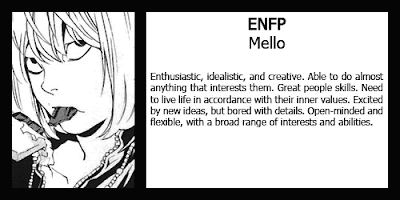 JKIM: Death Note ㅡ MBTI test
