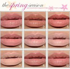 Light coloured Lipstick shades
