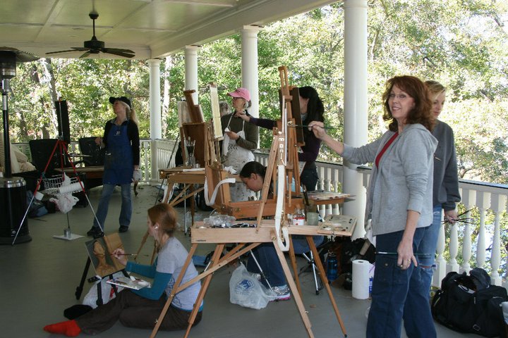 diane feissel: Women Painting Women/On Expedition in Charleston, SC!