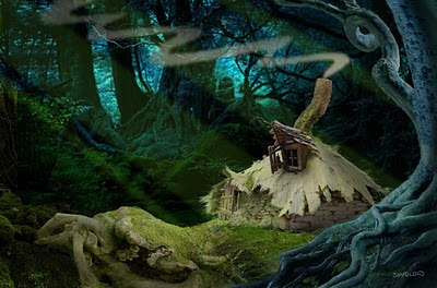 Paul Shardlow. Sketchbook.: Shrek's house. Early concepts.