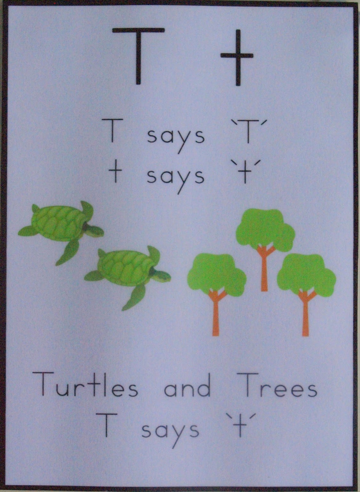 Lets Learn Letters: Letter T