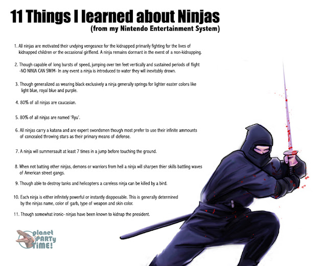 Facts and Statistics Database: 11 Things I learned about Ninjas