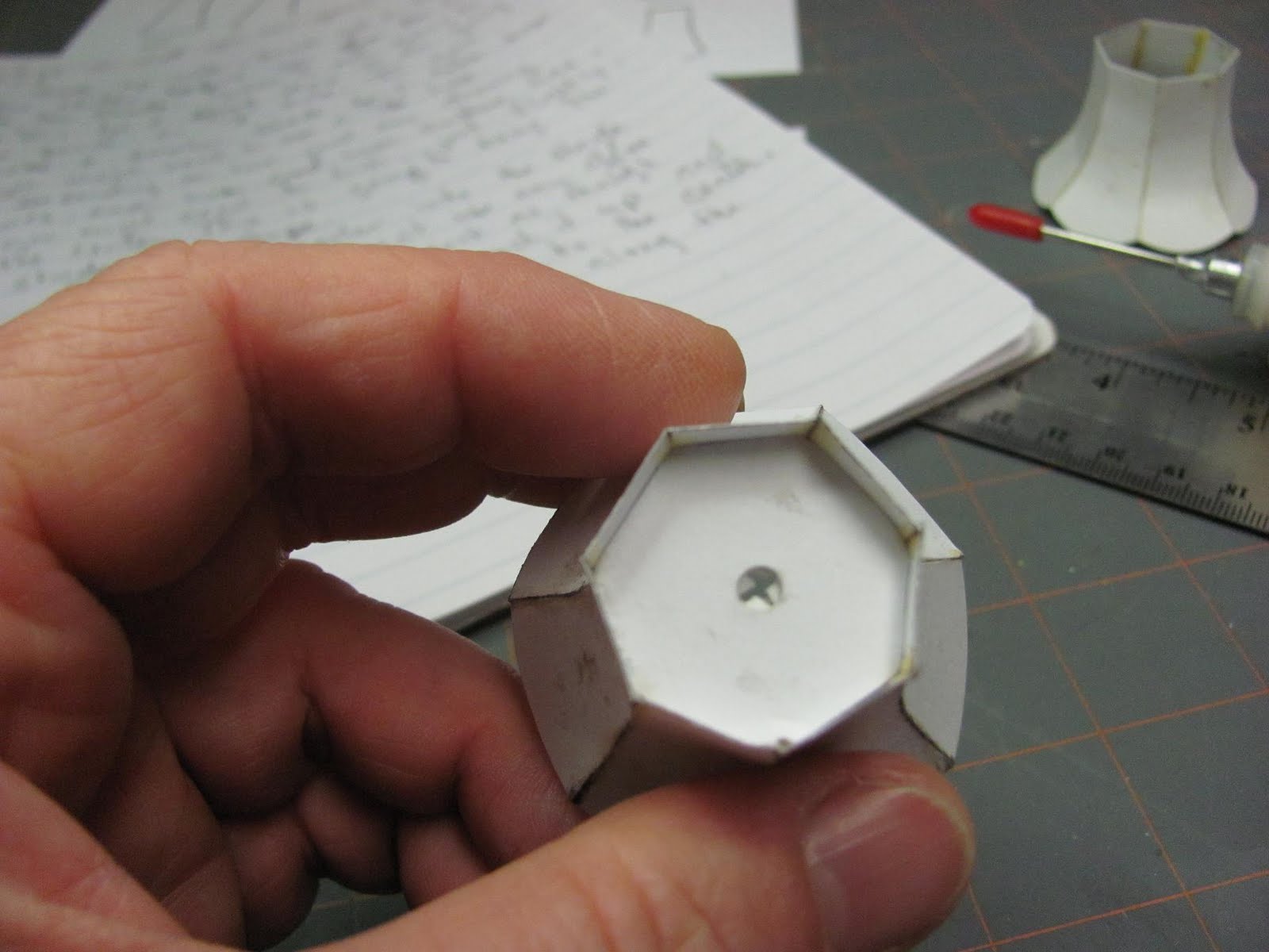 Dollhouse Miniature Furniture - Tutorials | 1 inch minis: Lamp Shade ...