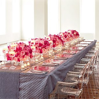 I do ... Inspiration: {Table Top Tuesday} Pink & Silver