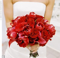 I do ... Inspiration: Floral Friday - Brown & Red