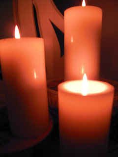 My Cottage Charm: Non-flaming candles and how to make em'! :)