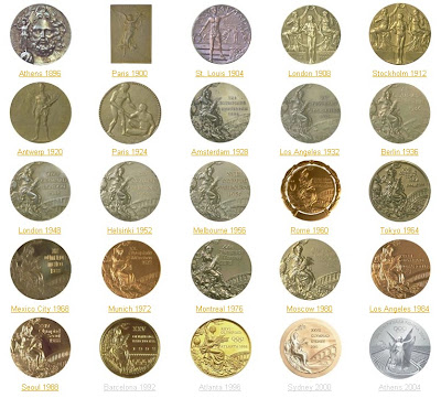 Artful Articulations: Olympic medals through history