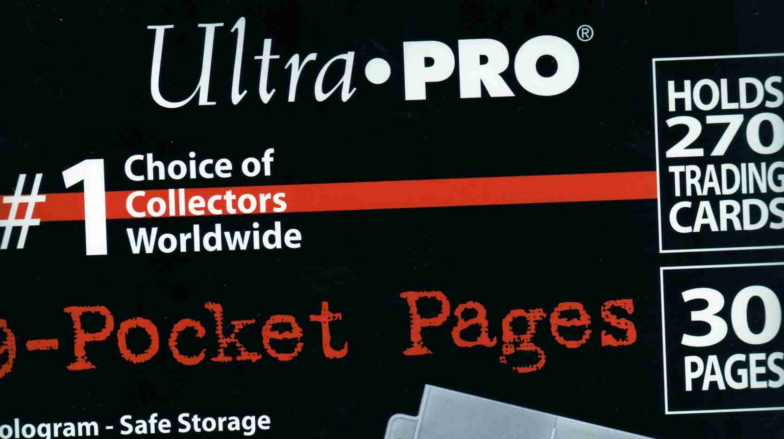 Cardboard Junkie: An Ultra-Pro observation, question and advice