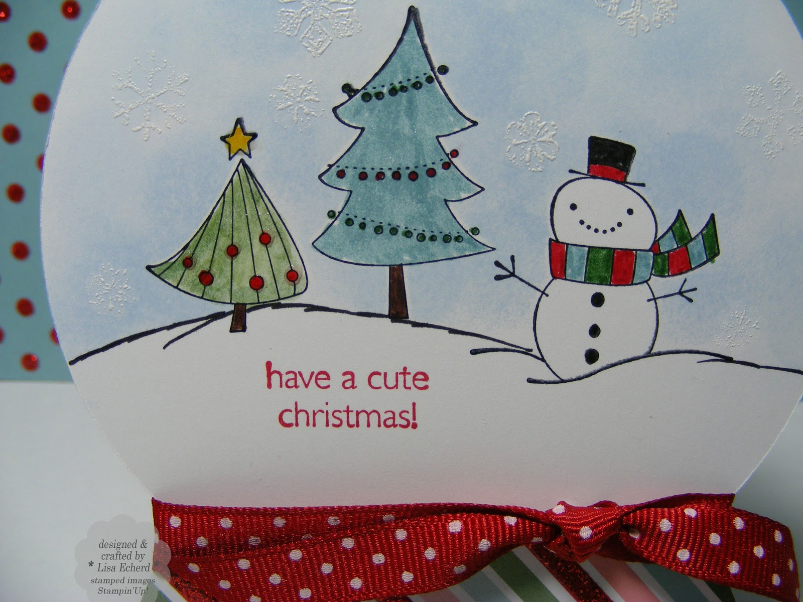 Lisa E Design Blog: Last of the Cute Christmas Cards