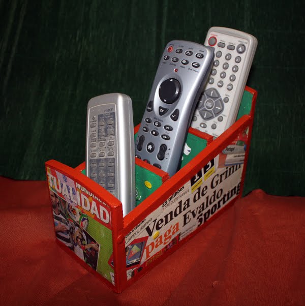 ArteAplicada - O Blogue: Suporte para comandos de tv