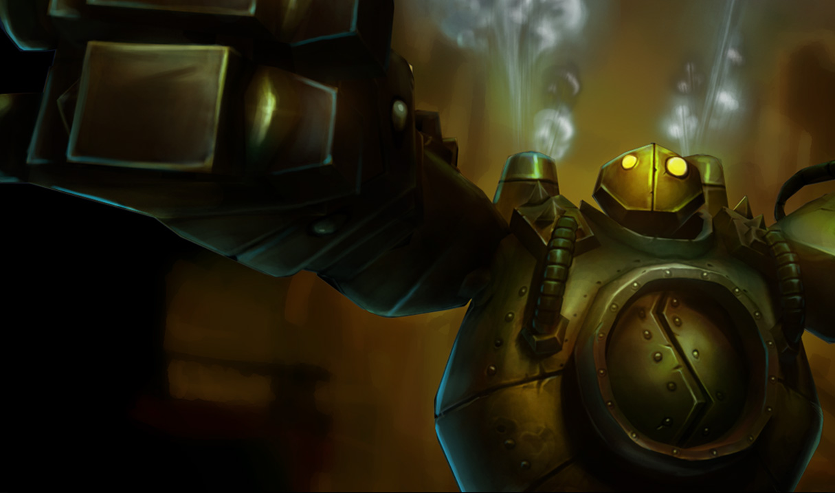 League of Legends Wallpaper: Blitzcrank - The Great Steam Golem