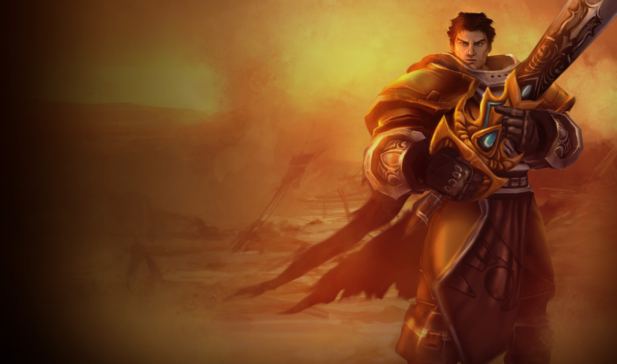 League of Legends Wallpaper: Garen - The Might of Demacia