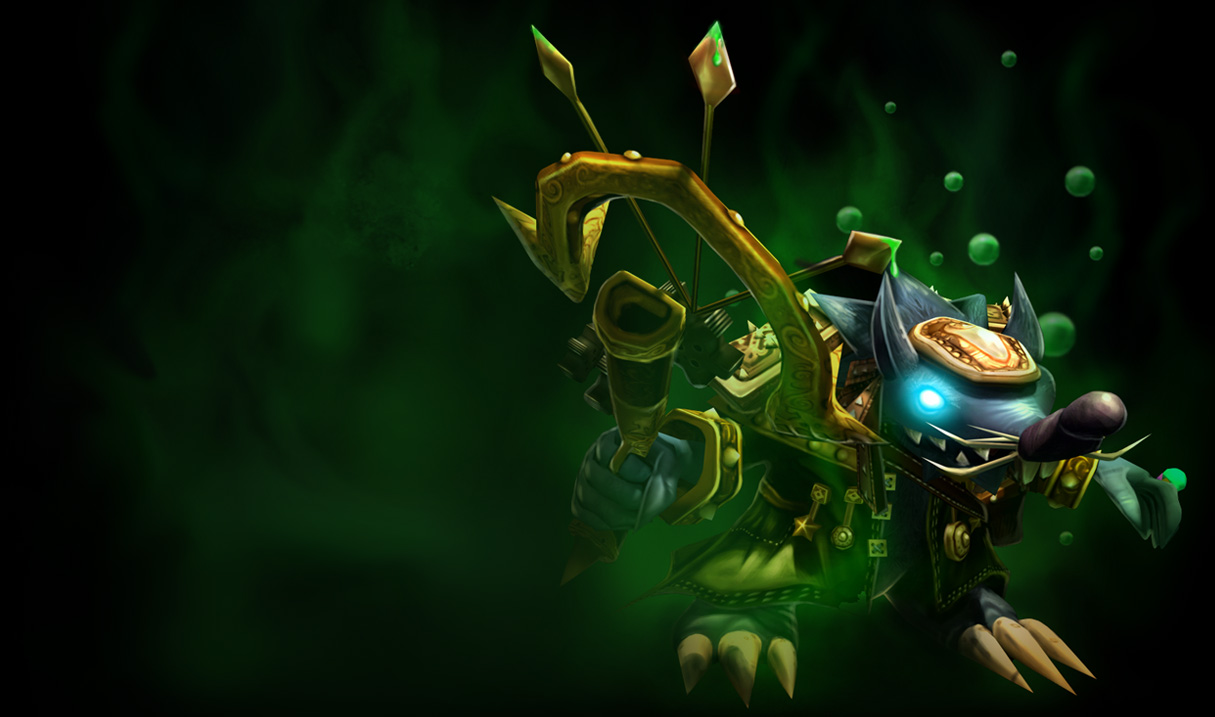 League of Legends Wallpaper: Twitch - The Plague Rat
