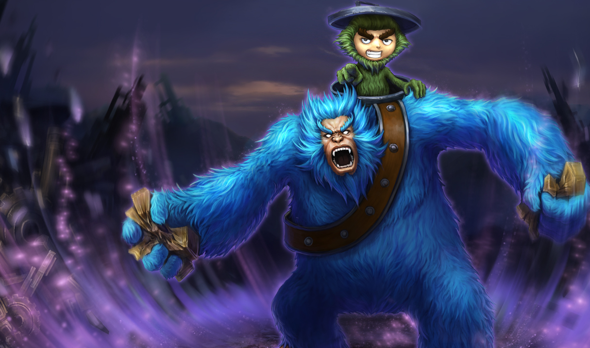 League of Legends Wallpaper: Nunu - The Yeti Rider